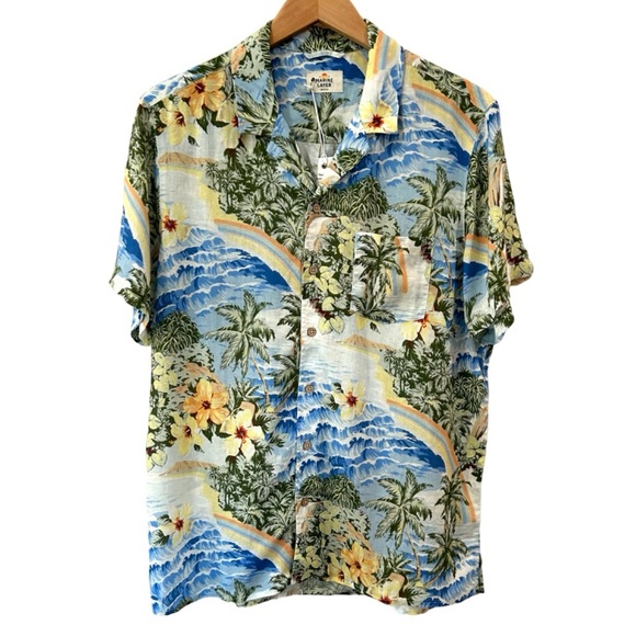 Marine Layer | Shirts | Marine Layer Mens Mahalo Hawaiian Shirt M ...